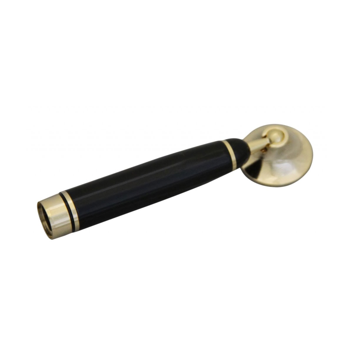 Black Pen Funnel with Gold Accents